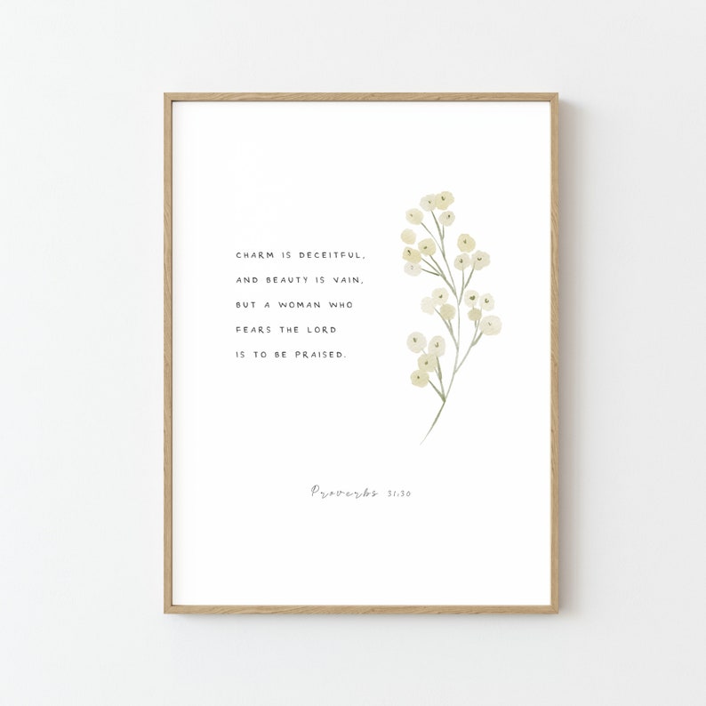 Wall Art Christian Minimalist Wall Art Digital Print - Etsy