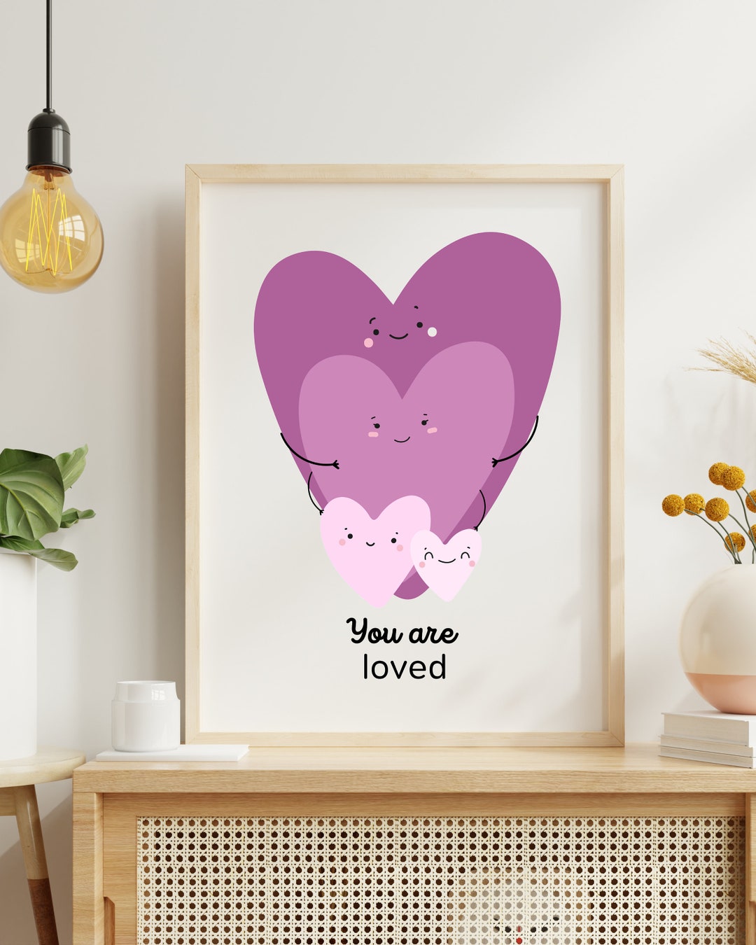 You Are Loved: Printable Poster to Celebrate Your Family, Bonds, and ...