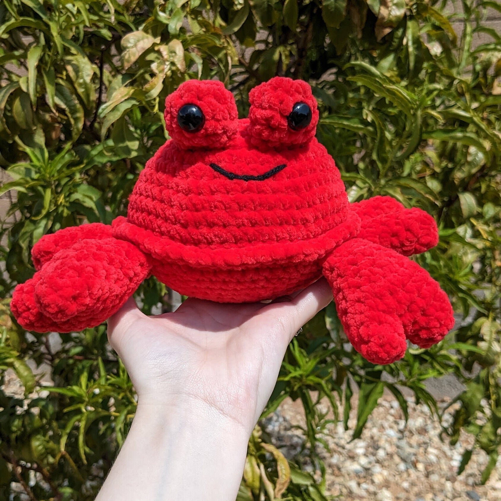 Crochet Crab No-sew Amigurumi Crab Plush - Etsy