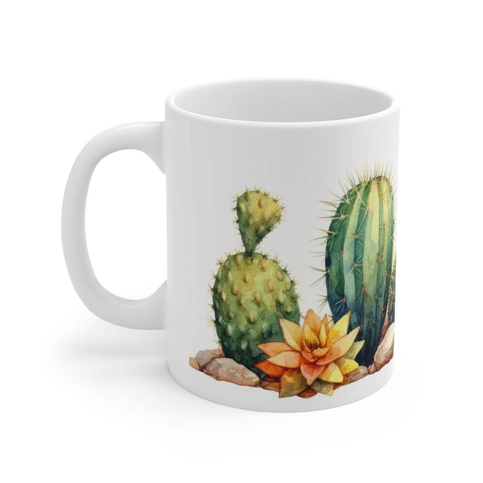 Houseplants Botanical Ceramic Mug Cacti Tea and Coffee Mug - Etsy Canada