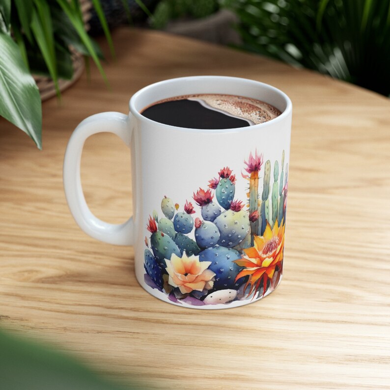 Cute Cacti Ceramic Mugs for Cactus Lovers, Mug Shop, Houseplants Botanical - Etsy Canada