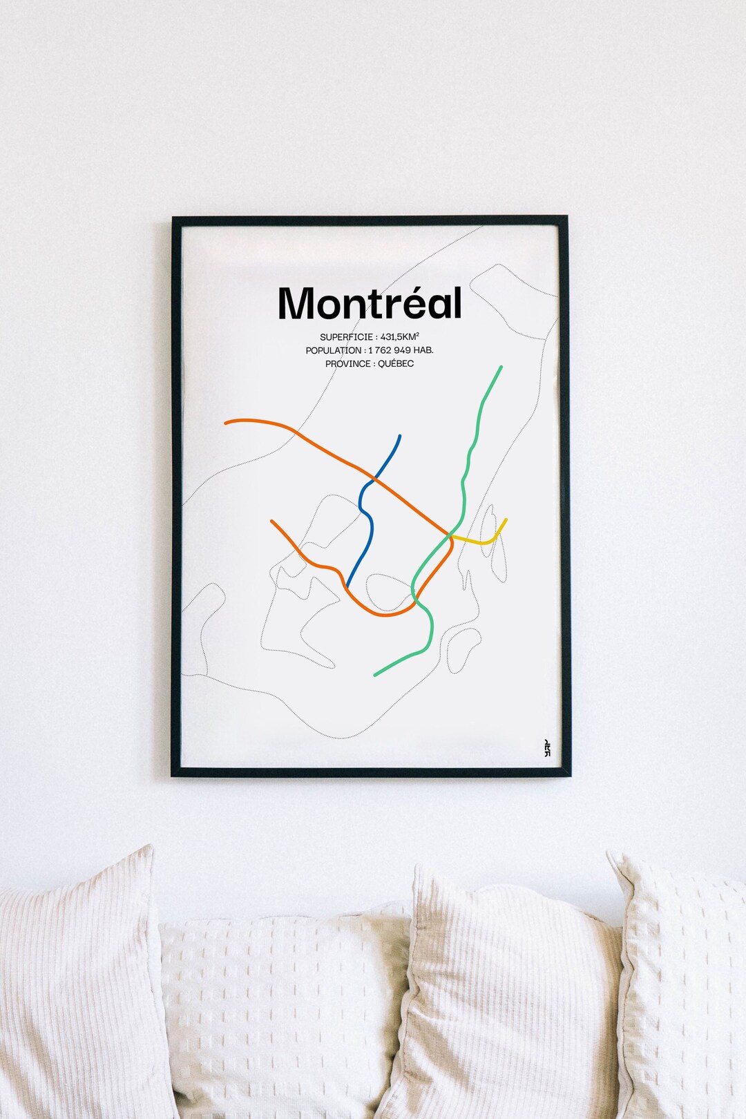 Montreal Metro Poster Montreal Metro Poster - Etsy