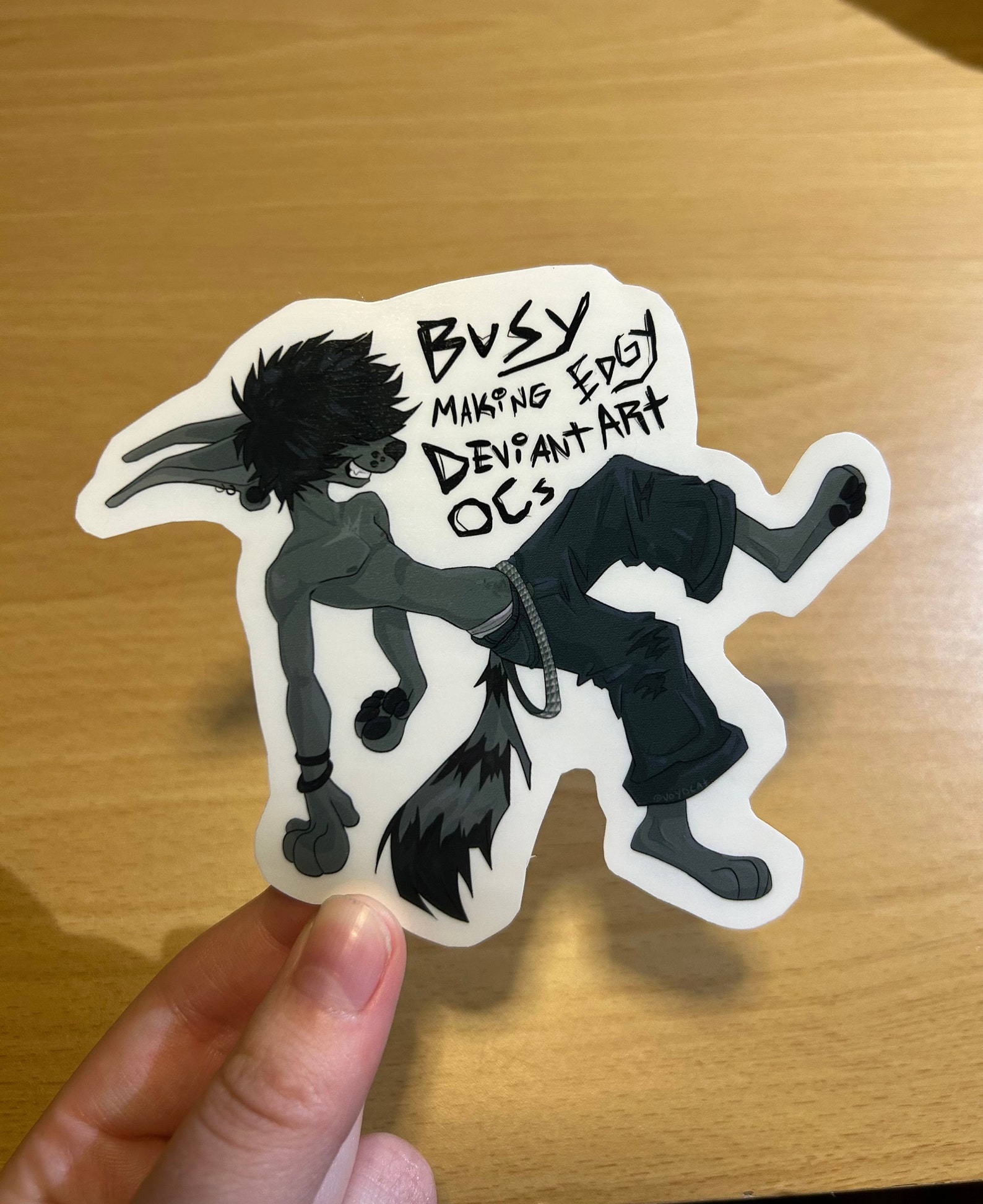 Edgy Ocs Sticker - Etsy