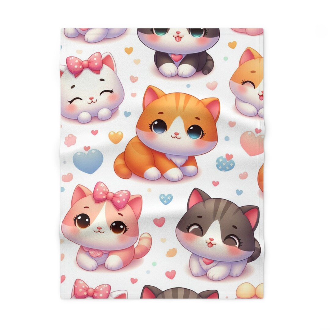 Cuddly Kittens Baby Blanket, Baby Shower Gifts, Nursery Blanket, Baby ...