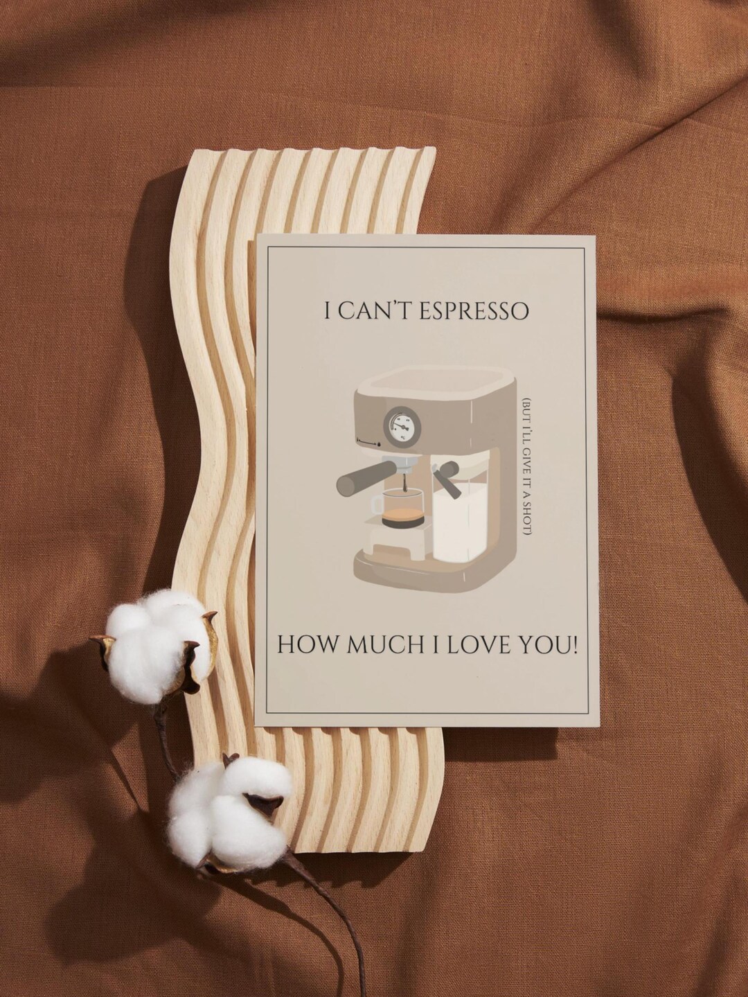 I Can't Espresso How Much I Love You Digital Card - Coffee Lover Card ...