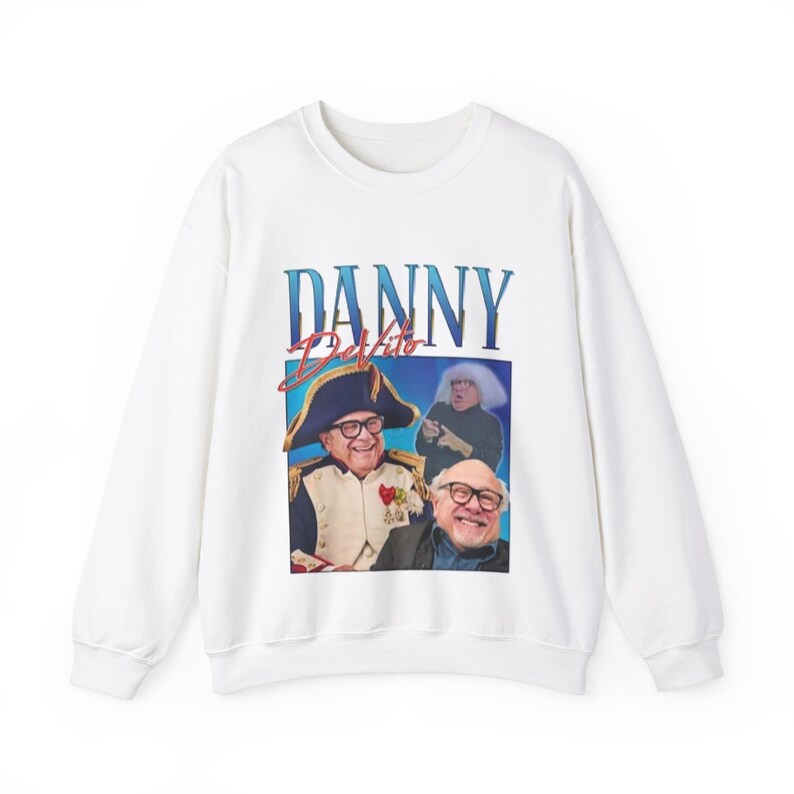 Danny Devito Homage Sweater Jumper Top US Movie Director Film Icon Retro 80's 90's Vintage Funny ...