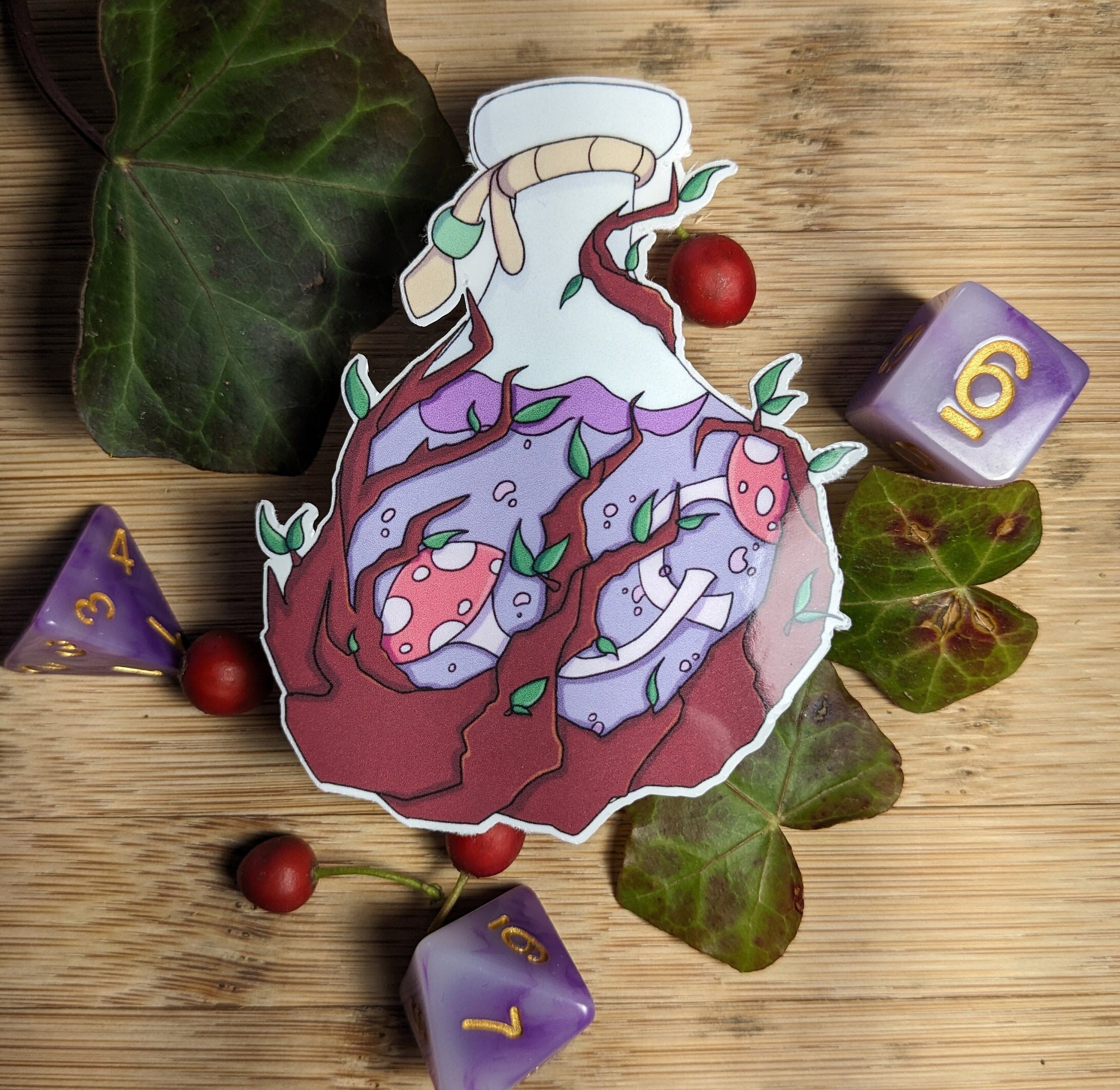 Potions Sticker Set (healing Potion, Strength Potion, Poison) || 3in ...