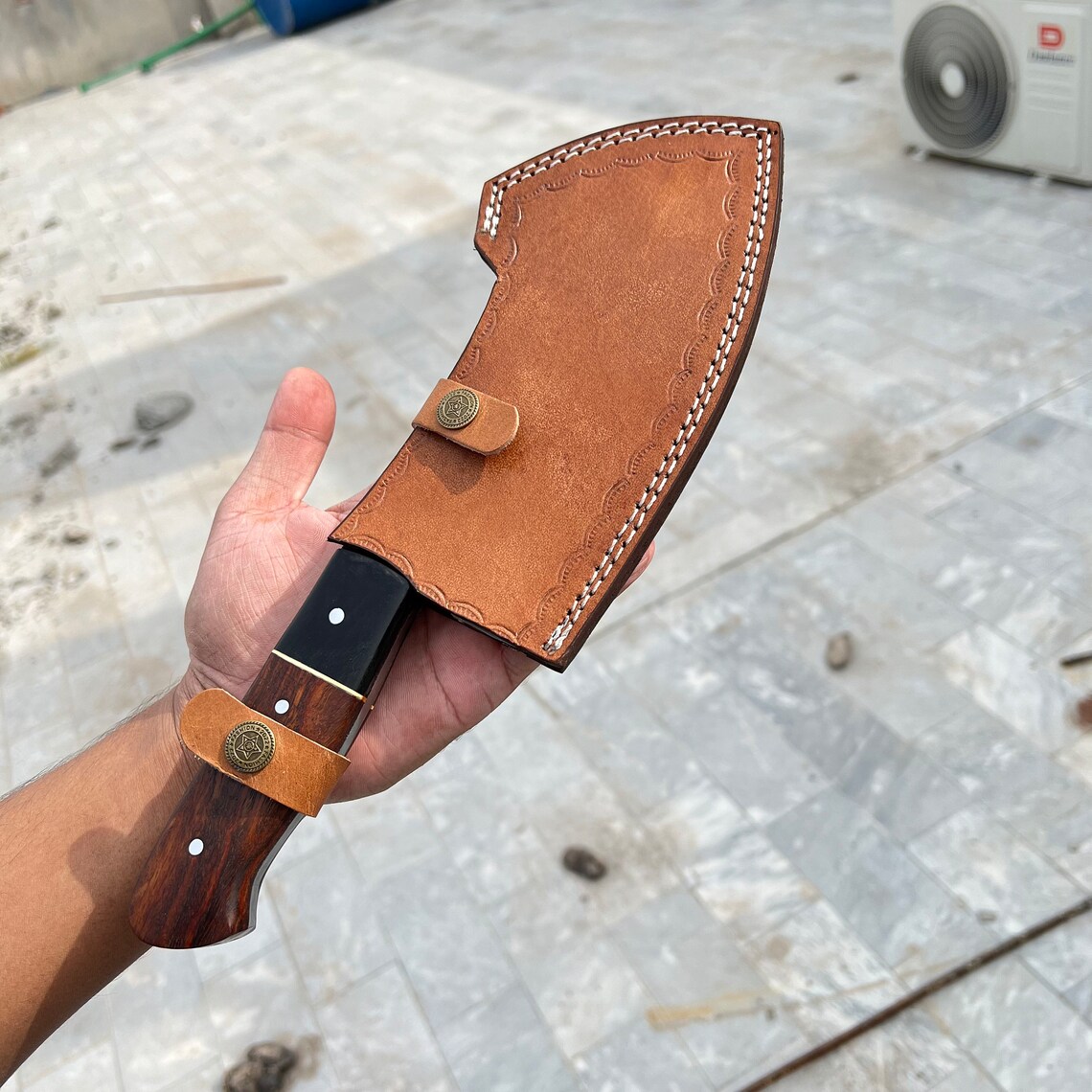 Meat Cleaver Hand Forged High Carbon Steel Custom Made 1095 - Etsy