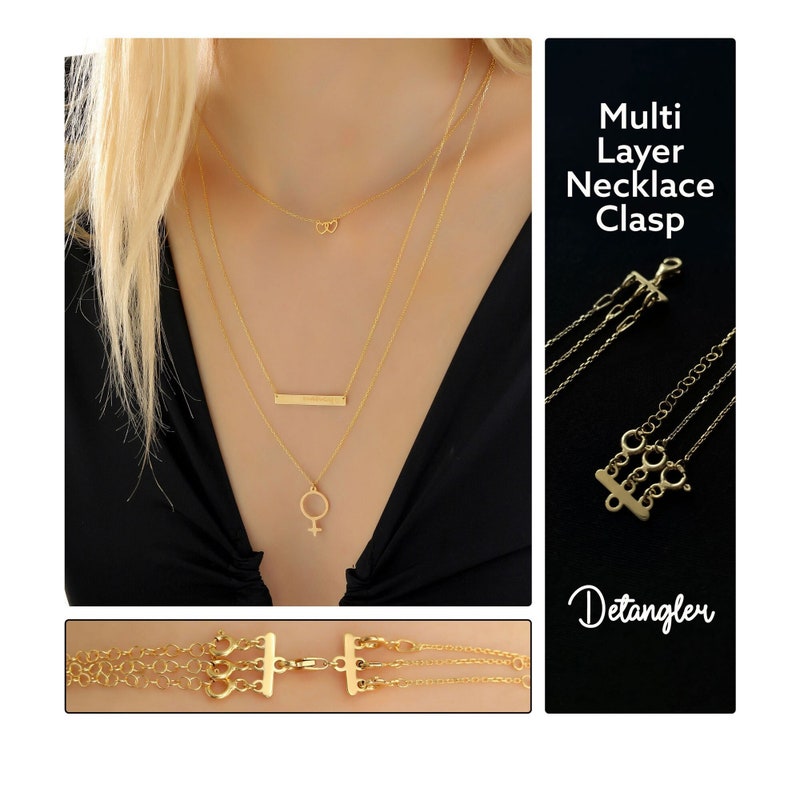 Multi Layer Necklace - Etsy
