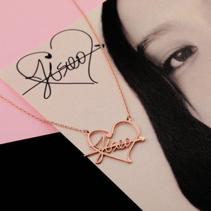 14k Gold Blackpink Signatures Necklace Blackpink Jewelry Kpop Best ...