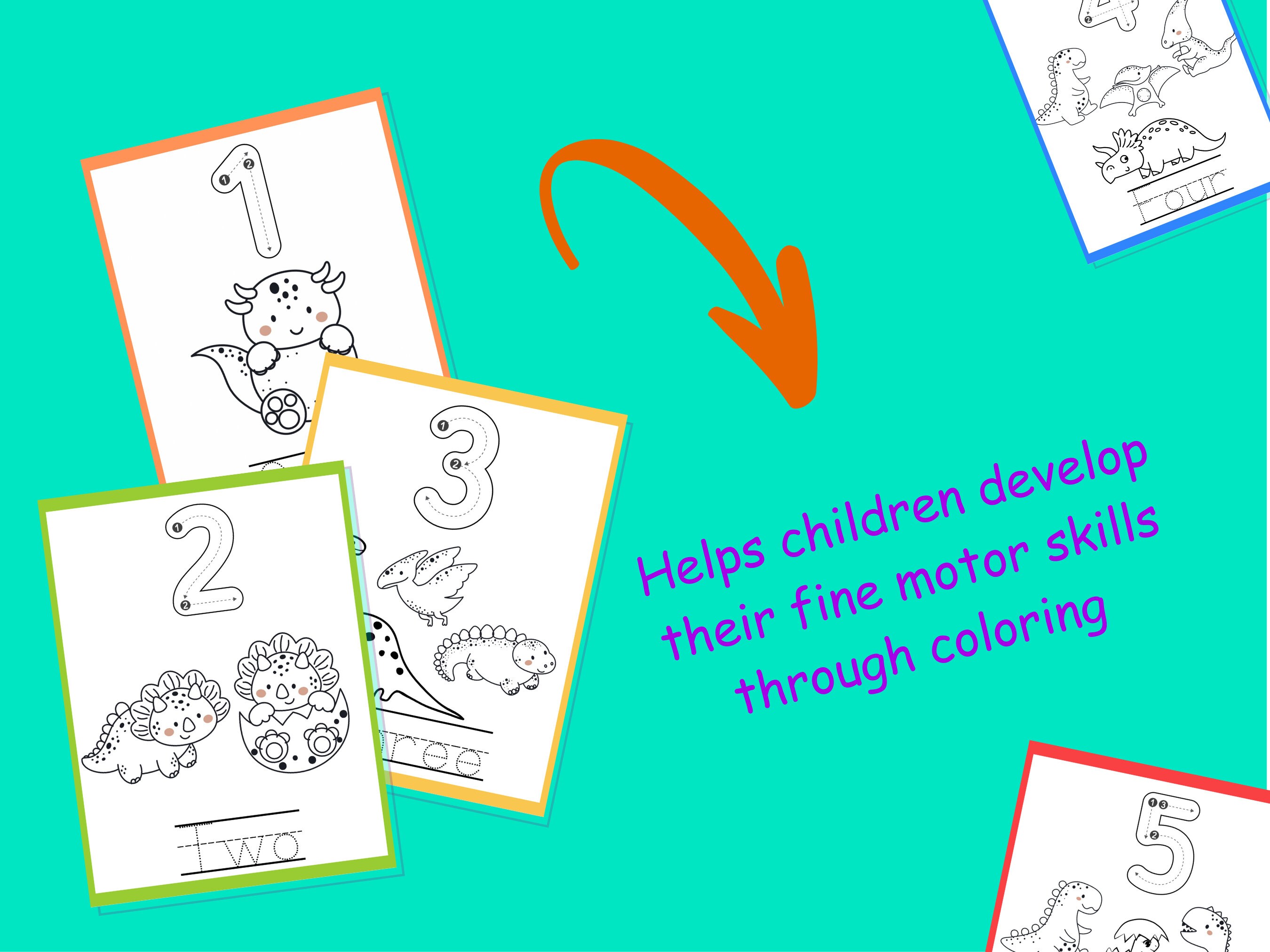 Let's Learn Numbers 1-10: Preschool Worksheet Set - Etsy