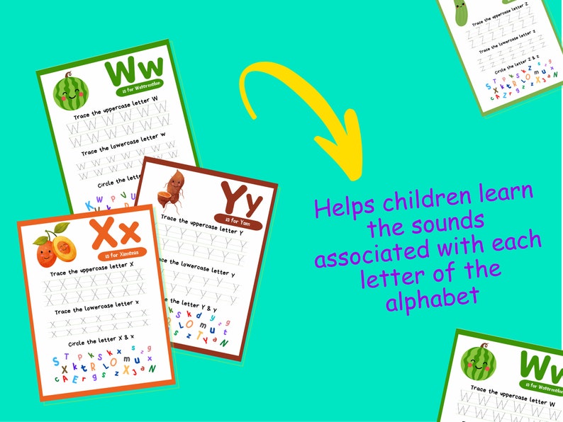 Alphabet Adventure: Preschool Learning Worksheets - Etsy