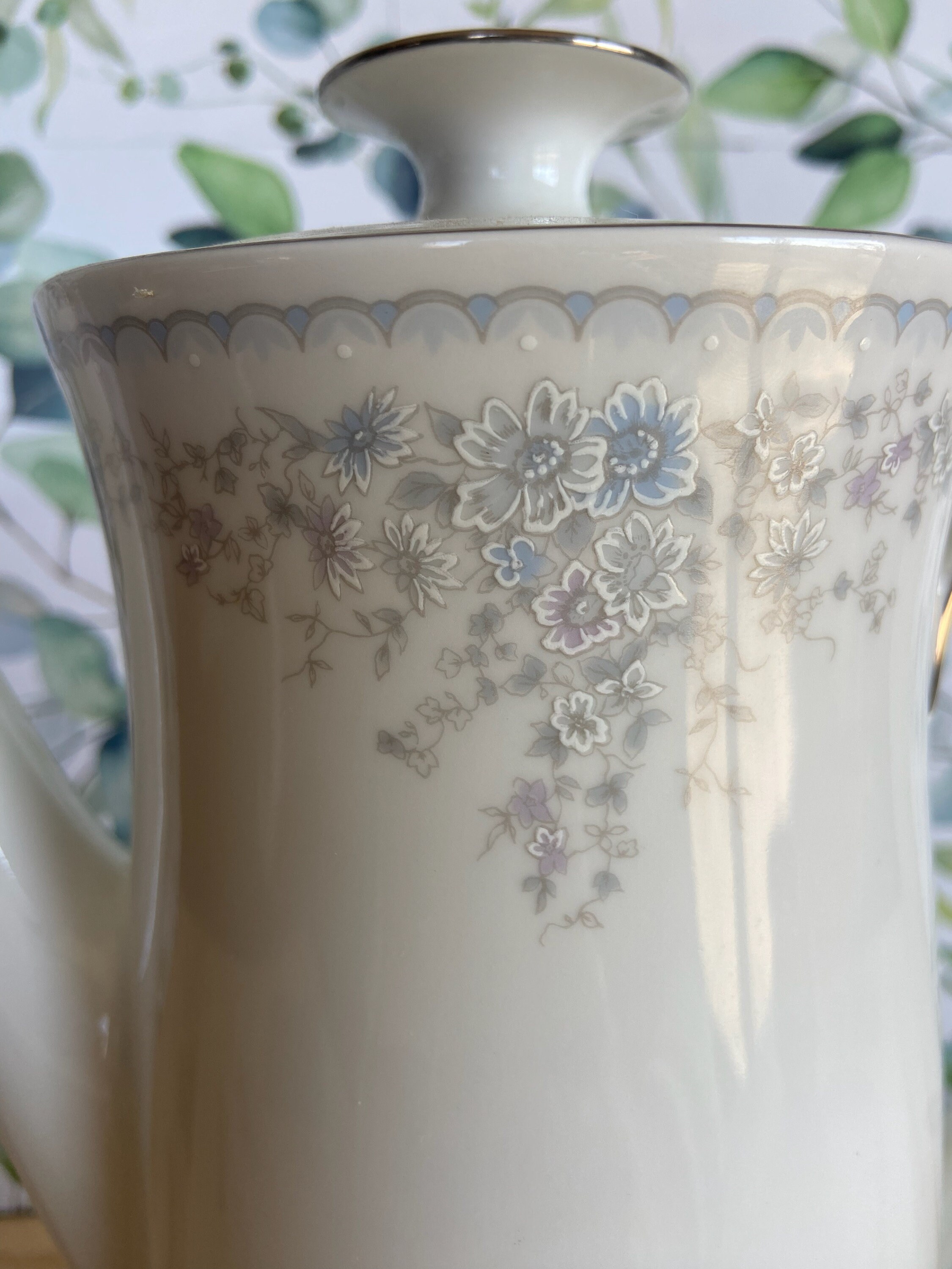 Vintage Johann Haviland Teapot Fine Bavarian China royal Lace Germany ...