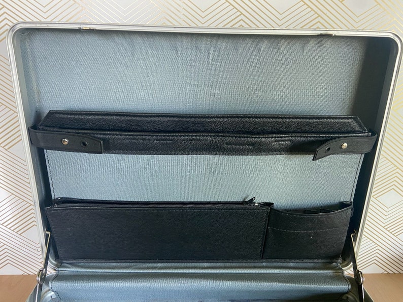 Vintage Echolac Black Hard Shell Combination Locking Briefcase ...