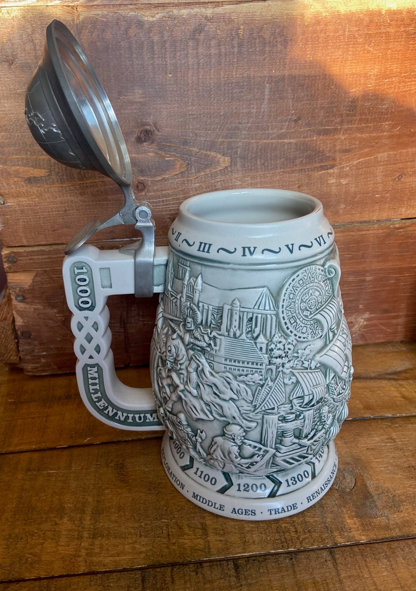 Vintage Avon Collectible Stein Millenium 1000 Years of History - Etsy