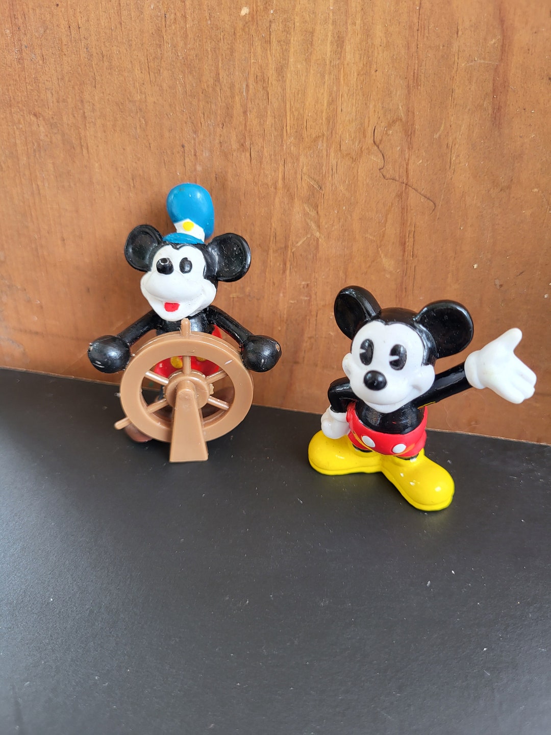 Vintage Disney Mickey Mouse Figurines - Etsy