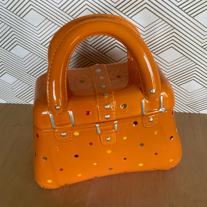 Ceramic Purse Cookie Jar - Etsy