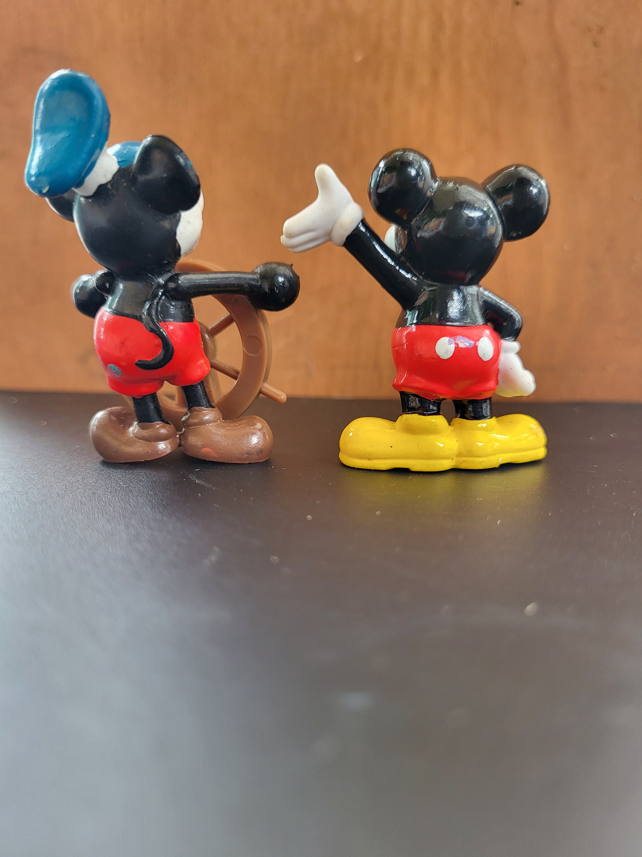 Vintage Disney Mickey Mouse Figurines - Etsy
