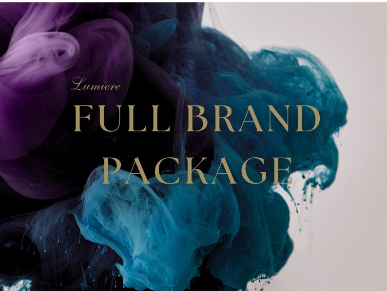 FULL BRAND PACKAGE | Starter Branding Kit | Branding Package | Full ...