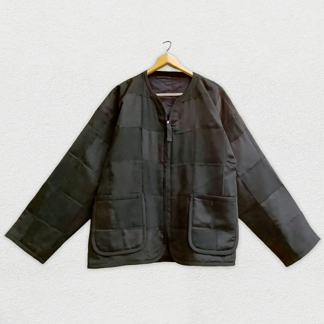 Japanese Quilt Patchwork Motif Jacket Made From Vintage Kimono ...