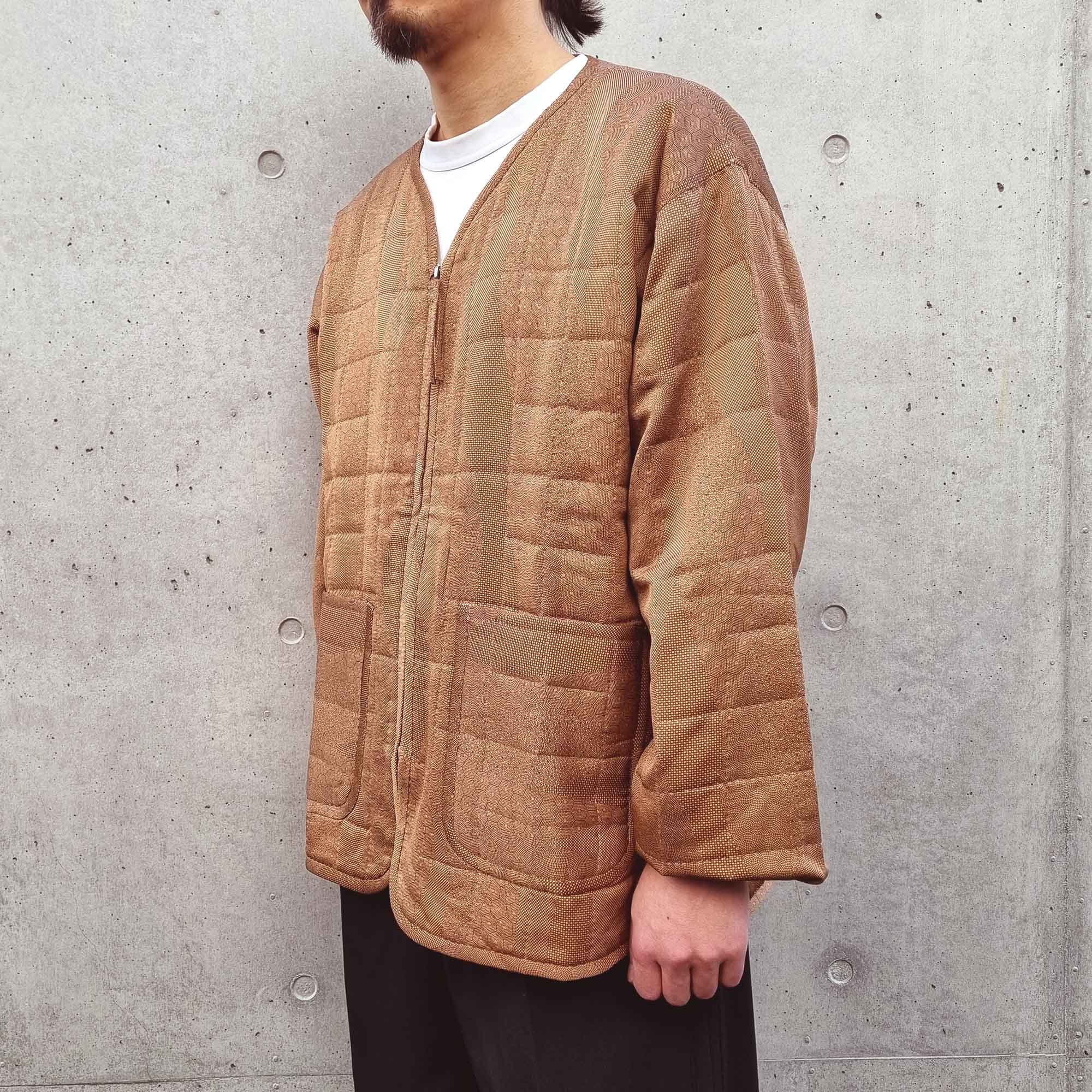 Japanese Quilt Jacket Made From Vintage Kimono, Oversized Padded Liner ...