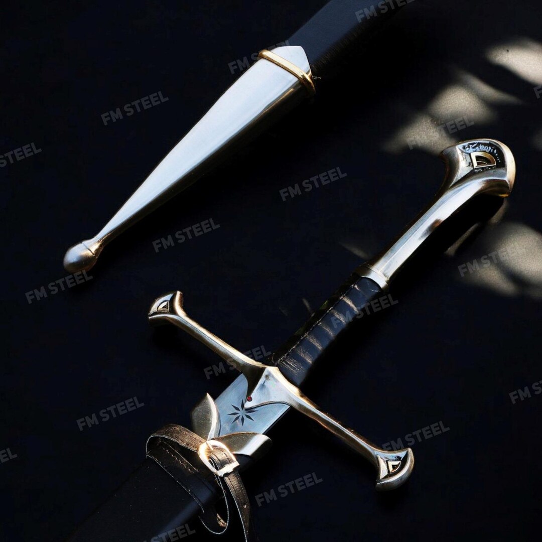 The King Aragorn Sword With Scabbard | Master Sword of Replica | Epic ...
