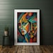 Pablo Picasso Colorful Portrait Digital Printable Wall Art Print ...