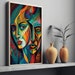 Pablo Picasso Colorful Portrait Digital Printable Wall Art Print ...