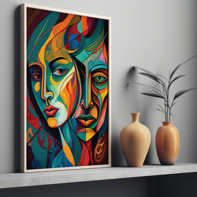 Cubism Portrait - Etsy