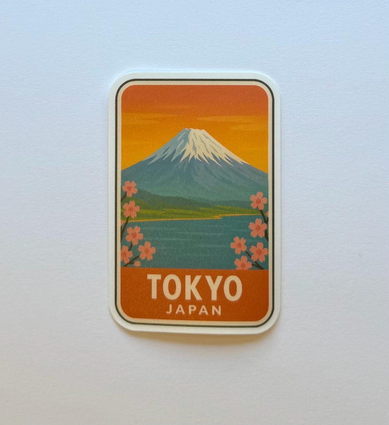 Tokyo Japan Collectible Travel Sticker - Etsy