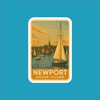 Rhode Island Sticker - Etsy