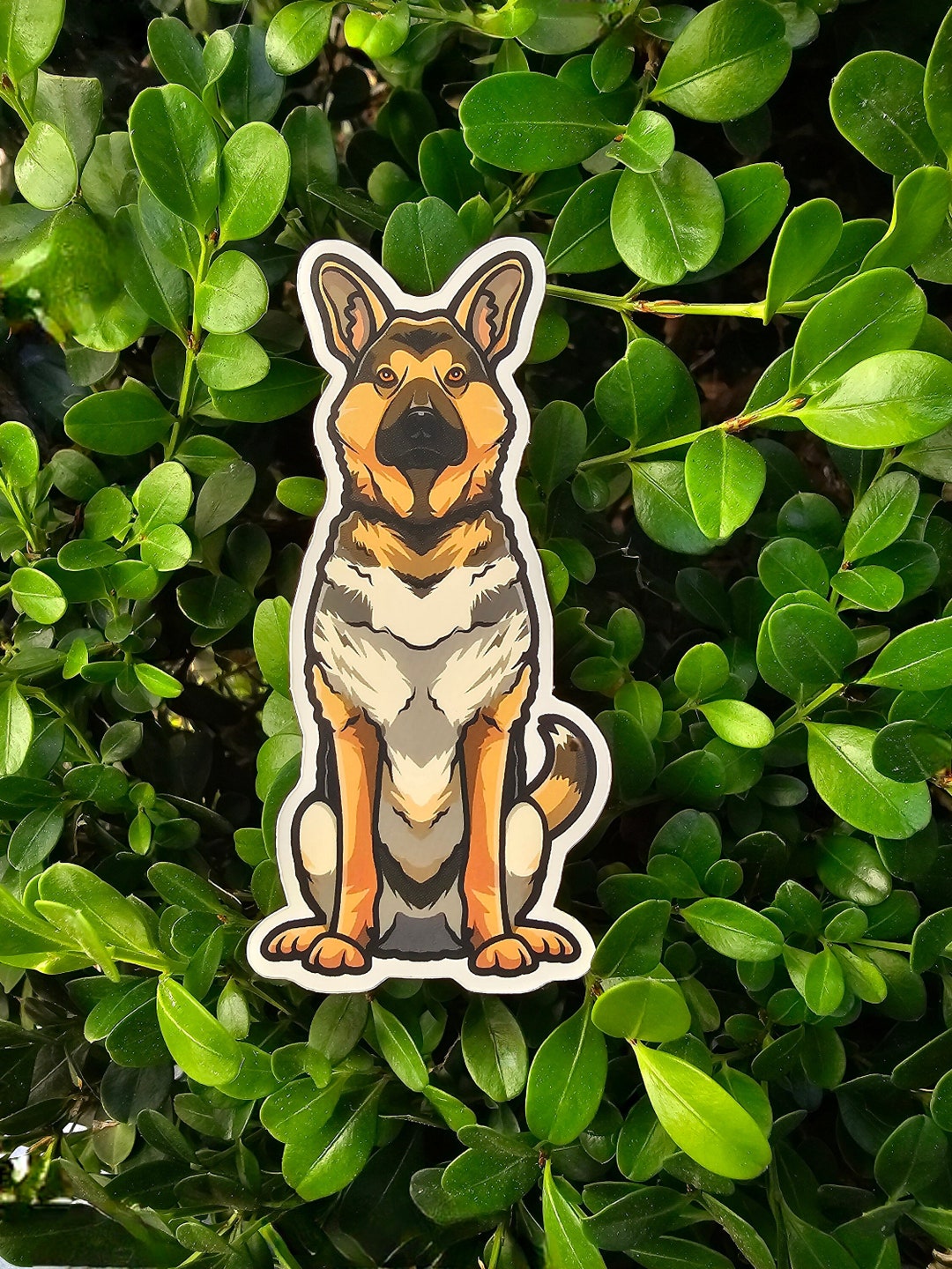 German Shepherd Sticker Waterproof Sticker, Shepherd Sticker, German ...