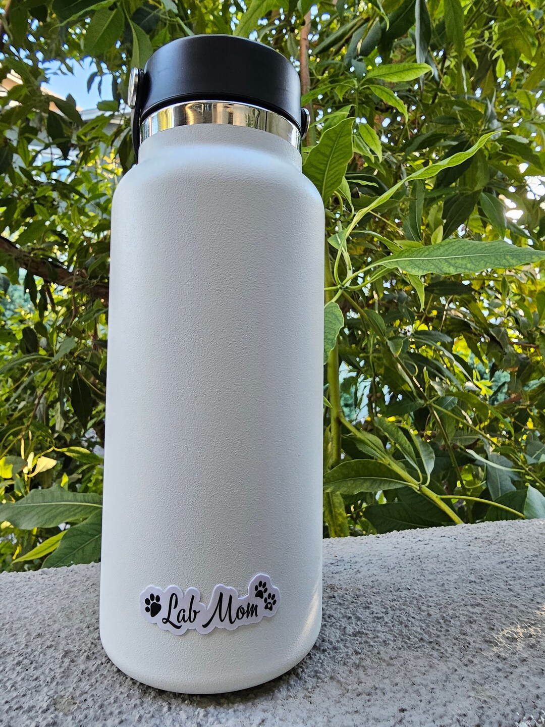 Lab Mom 2 Waterproof Sticker Lab Sticker Labrador - Etsy