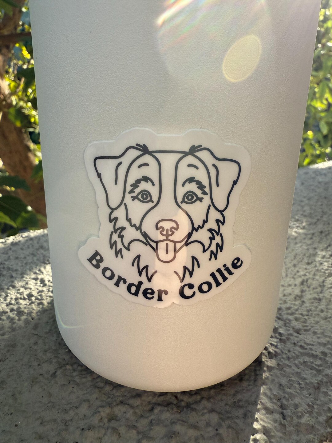 Border Collie - 2" Water Resistant Sticker, Border Collie Sticker ...