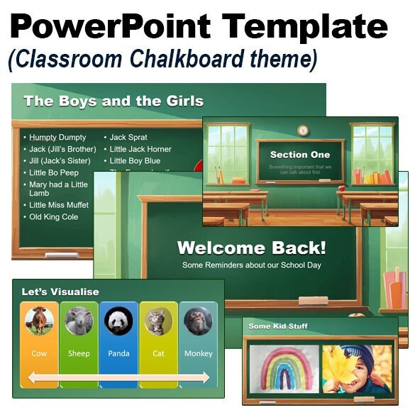 Chalkboard Powerpoint Template