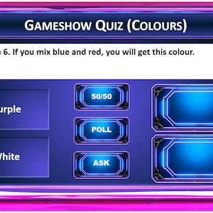 Gameshow Quiz (in the Style of Who Wants to Be a Millionaire) Topic ...