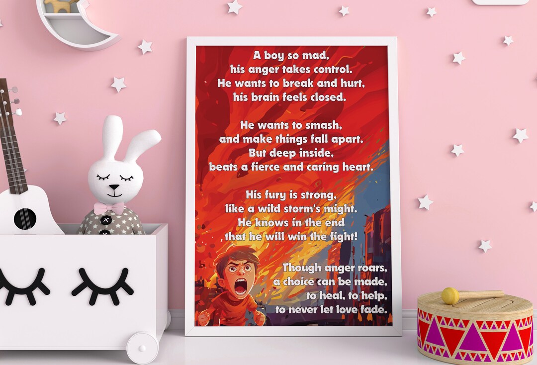 Behaviour as Poetry - Angry Meltdown, Anger, Autistic, Autism, Poster ...