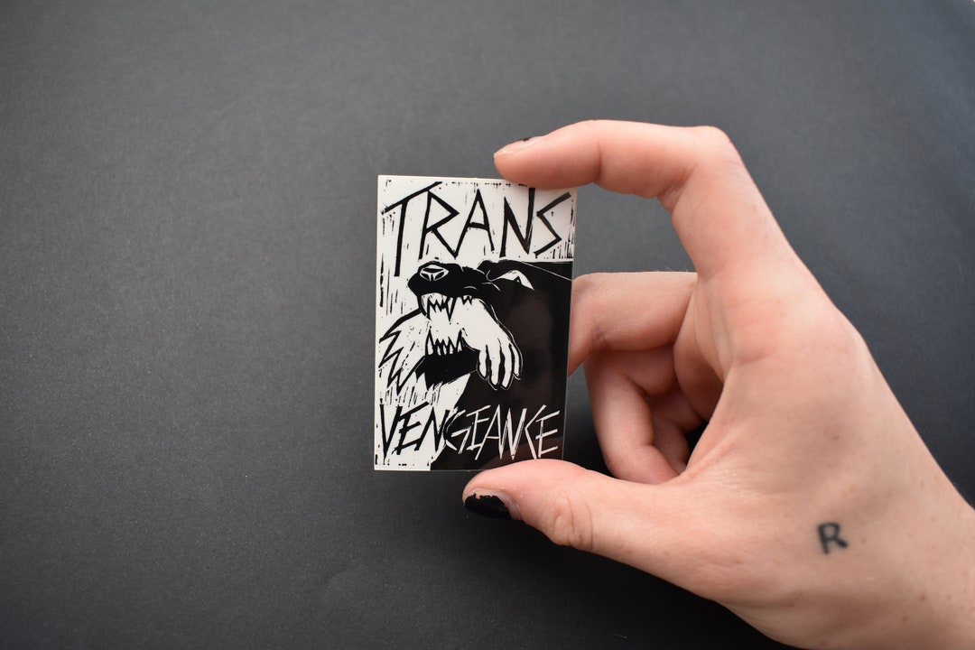 Trans Vengeance Vinyl Sticker - Etsy