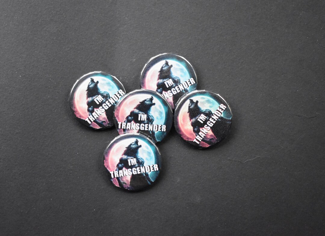 TRANSGENDER WEREWOLF Pin Badge - Etsy