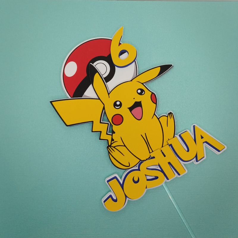 Pokemons Cake Topper - Etsy