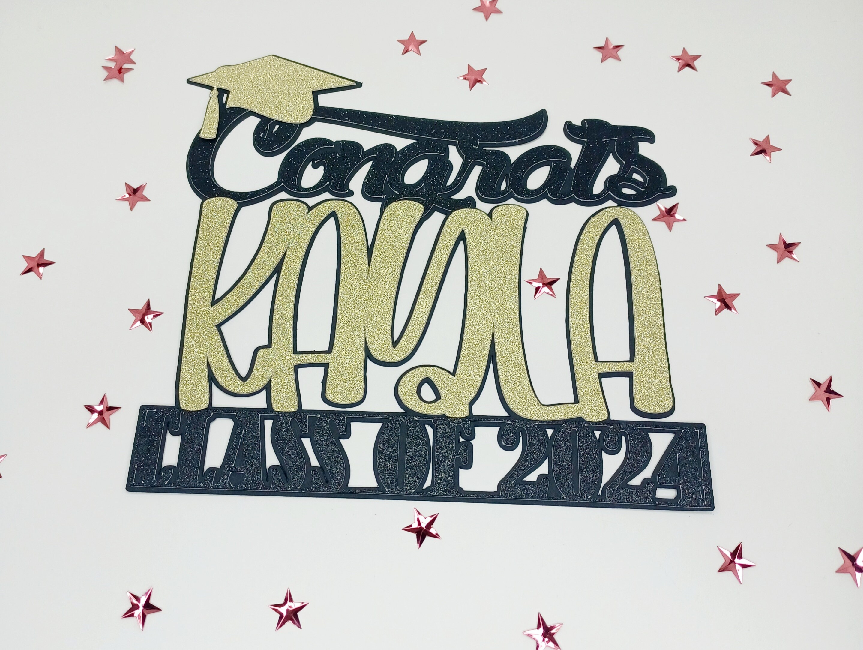 Personalized Graduation Topper | Custom Graduation Topper | Grad ...