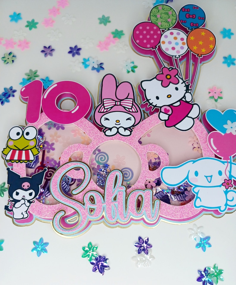 Shaker Cake Topper | Cinna Bunny Cake Topper | Cupcake Topper ...