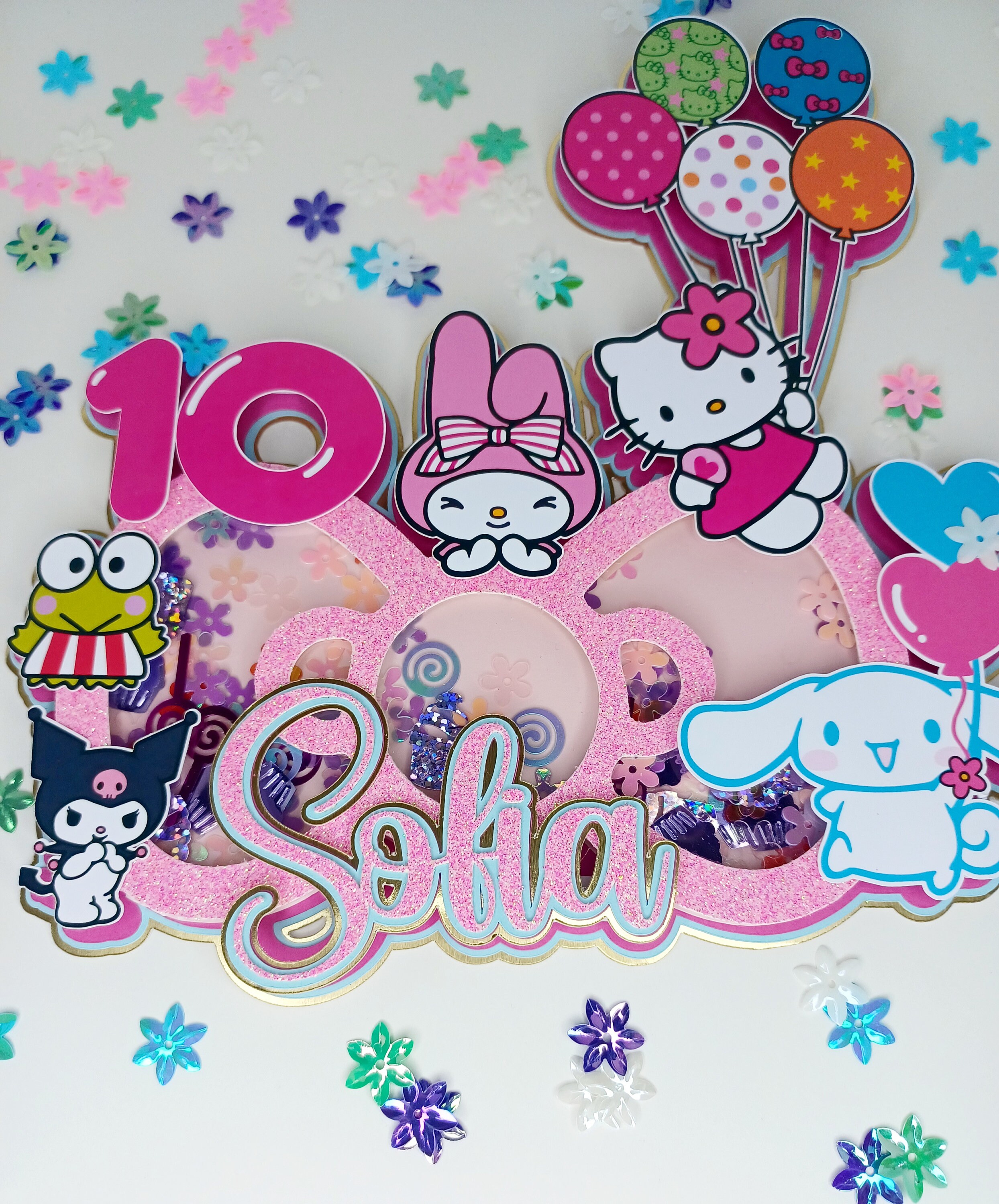 Shaker Cake Topper | Cinna Bunny Cake Topper | Cupcake Topper ...