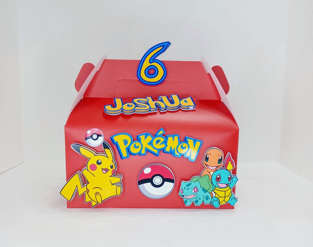 Pokémon Pikachu Party Favors | Pikachu Custom Candy Box | Pikachu ...
