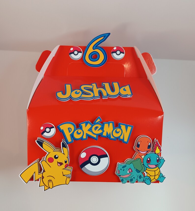 Pokémon Pikachu Party Favors Pikachu Custom Candy Box Pikachu-themed ...