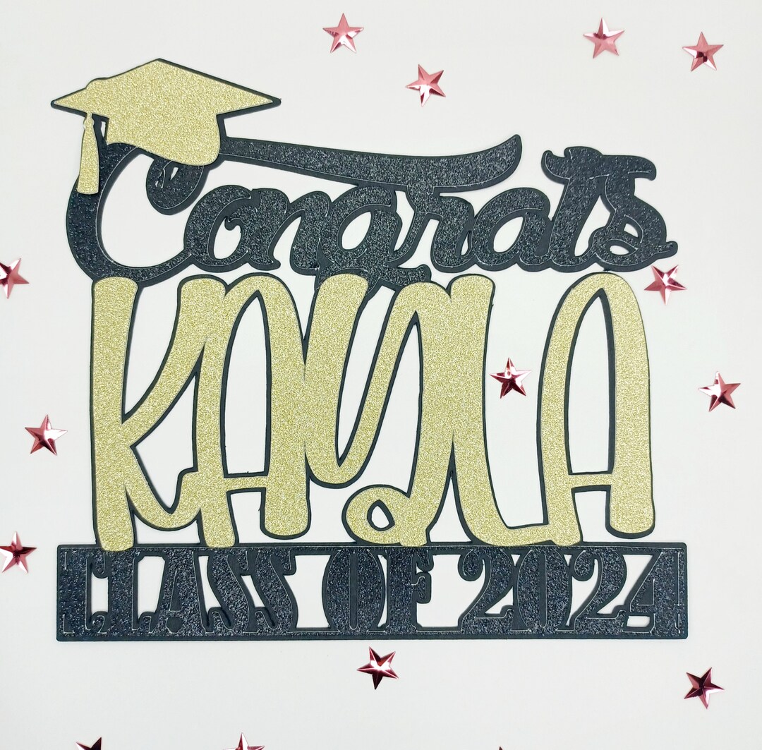 Personalized Graduation Topper | Custom Graduation Topper | Grad ...