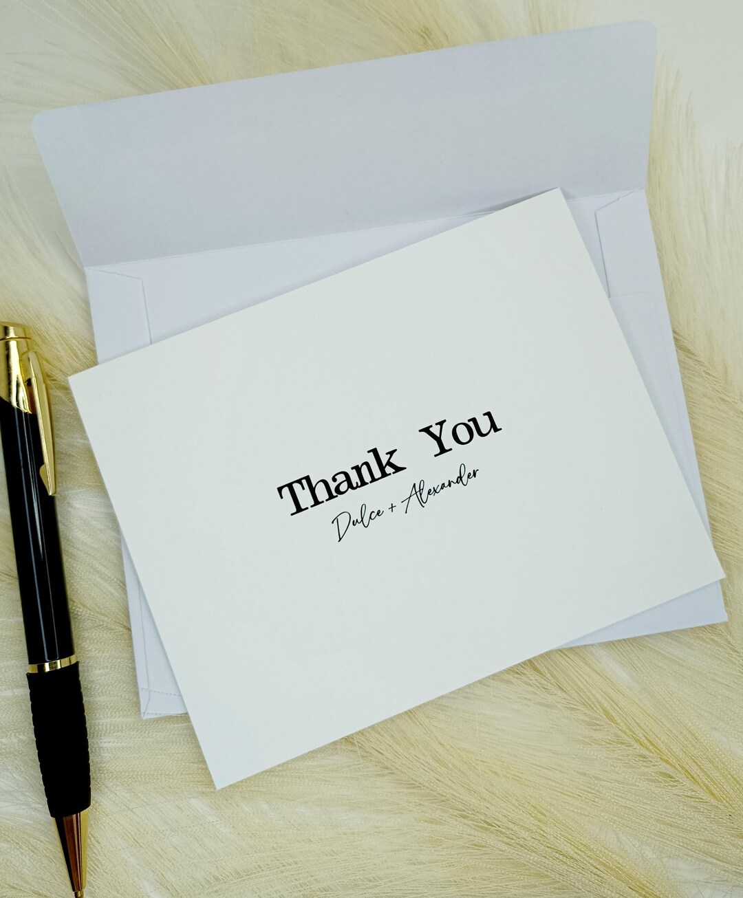 Wedding Thank You Card | Thank You Card | Bridal Party Thank You ...