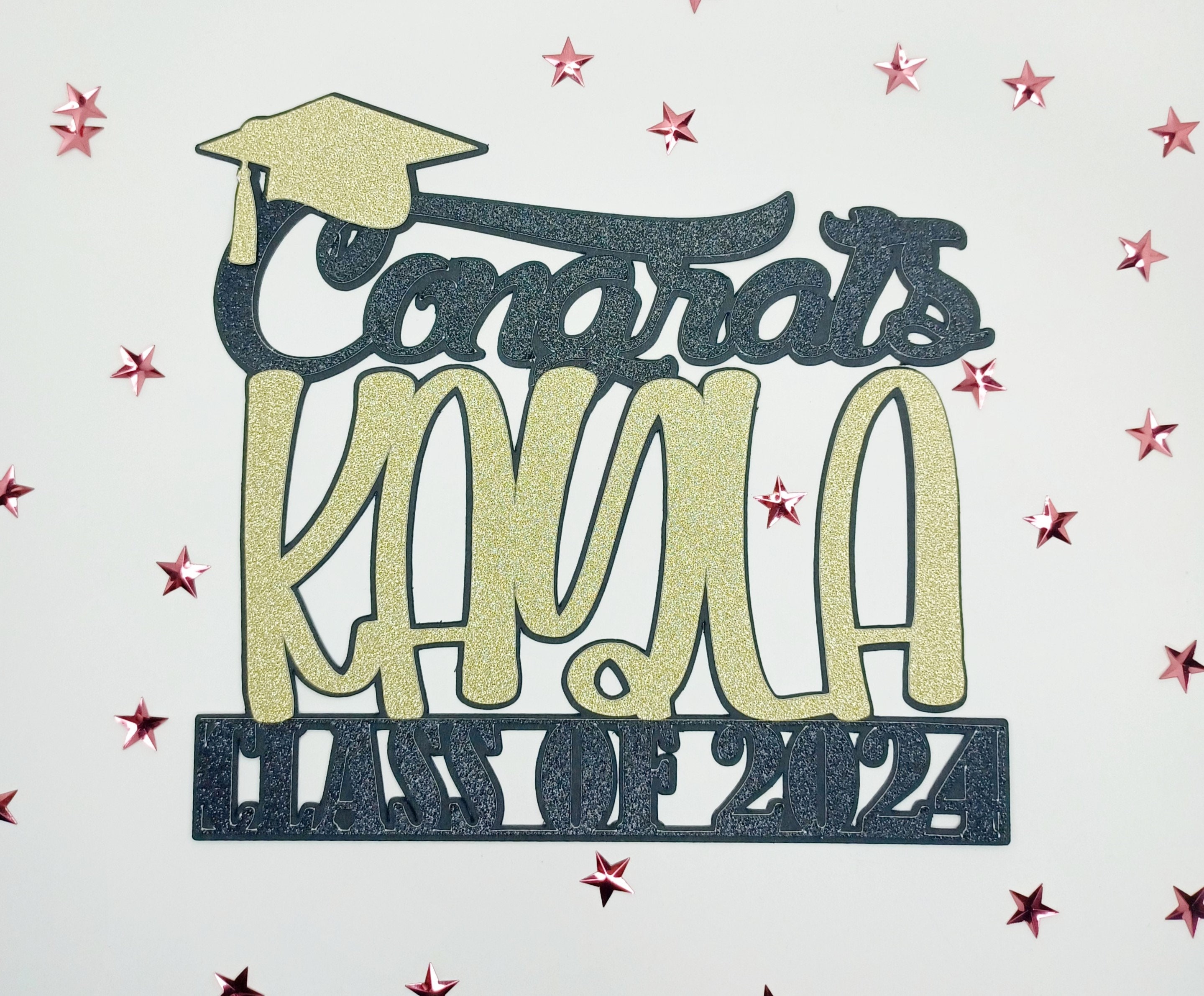 Personalized Graduation Topper | Custom Graduation Topper | Grad ...