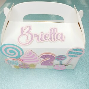 Ice Cream Favor Box | Candy Land Treat Box | Colorful Candy Box | Ice ...