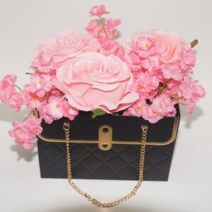 Personalized Mini Purse Flower Box: Bridesmaid Proposal Gift - Etsy